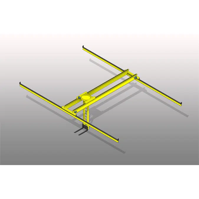 BIM objects - Free download! Double Aisle Pallet Retrieval | BIMobject