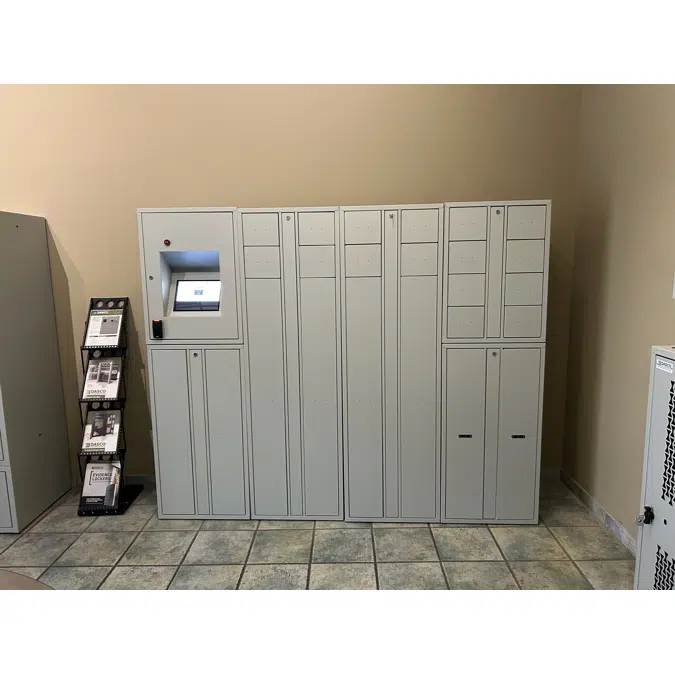 BIM objects - Free download! 18 Door Weapons Tracking Locker | BIMobject