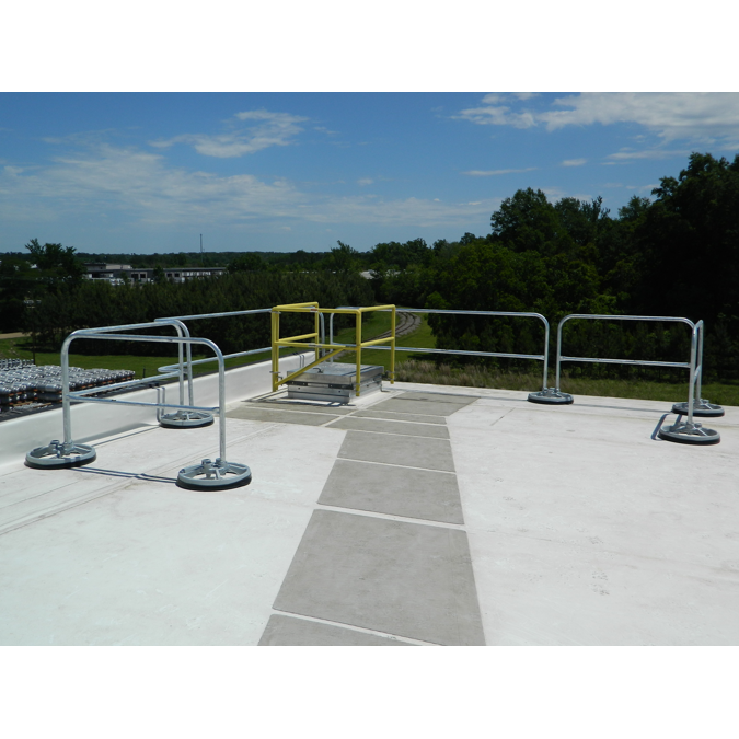 BIM objects - Free download! Mobile Rail Railing Section | BIMobject