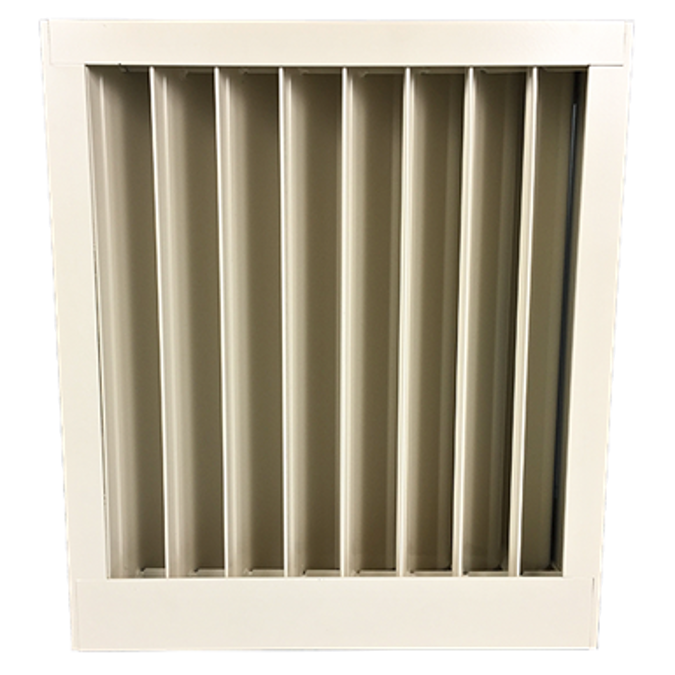 BIM objects - Free download! Wind Driven Rain Louvers, Vertical Blades ...