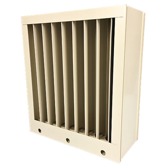 BIM objects - Free download! Wind Driven Rain Louvers, Vertical Blades ...