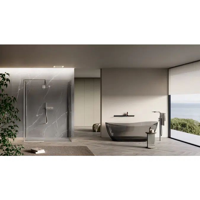 BIM objects - Free download! Easy shower enclosure corner EYPOX ...