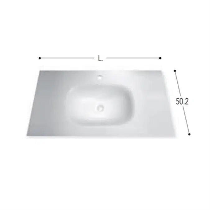 BIM objects - Free download! Washbasin 120ek | BIMobject