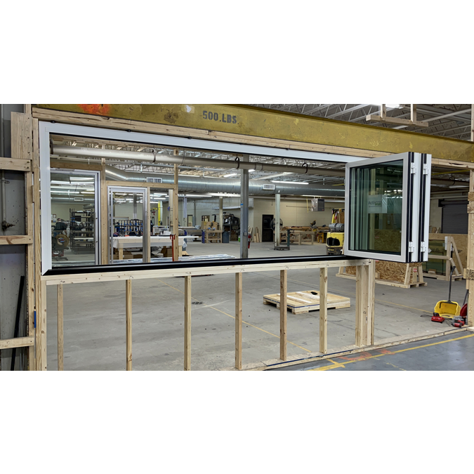 BIM objects - Free download! AL62-HF Aluminum Horizontal Folding Window ...