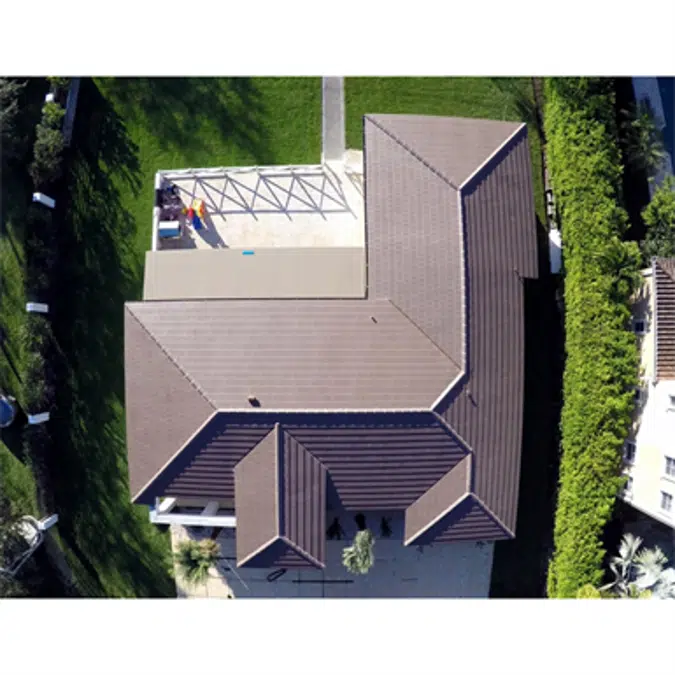 BIM objects - Free download! Flat Roof Tile Graphite | BIMobject
