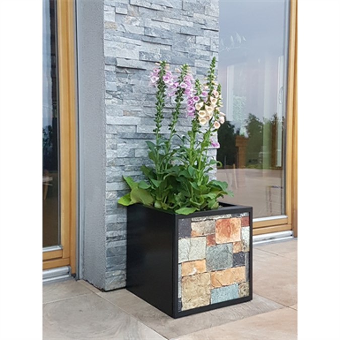 BIM objects - Free download! Flower Pot 405x405x405 mm | BIMobject