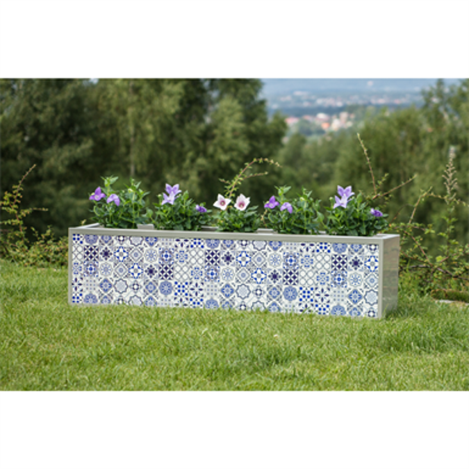 Objetos Bim - Download gratuito Flower Pot 1210x305x305 mm | BIMobject