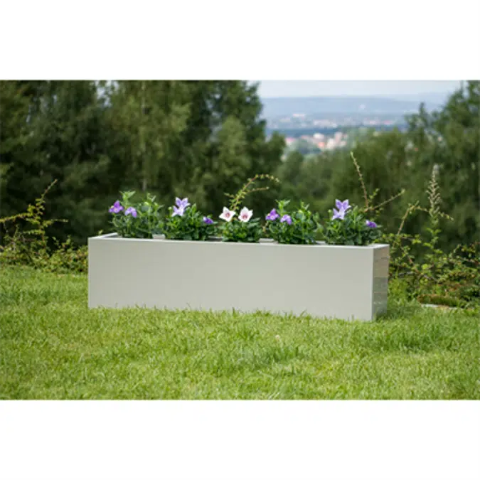 BIM objects - Free download! Flower Pot 1210x305x305 mm | BIMobject