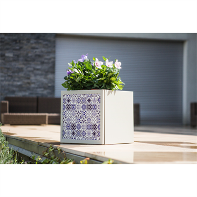 BIM objects - Free download! Flower Pot 305x305x305 mm | BIMobject