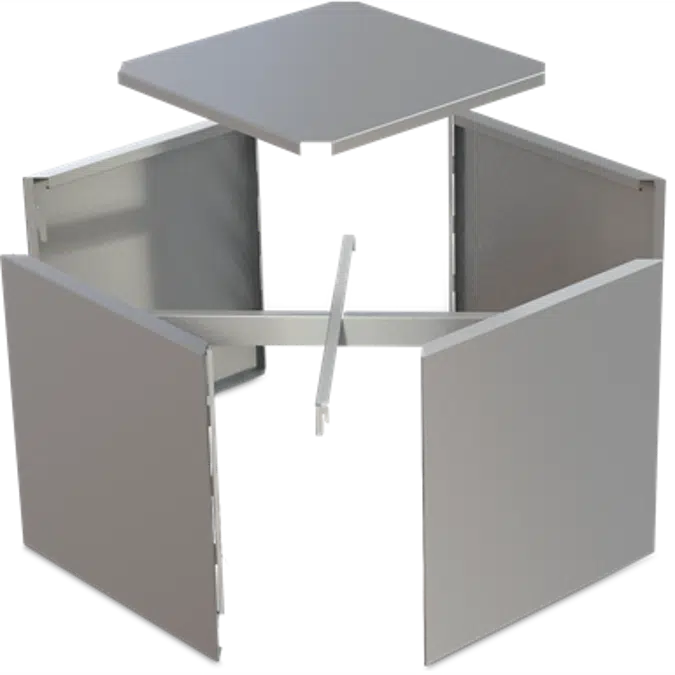 Objetos BIM - ¡Descarga gratis! Flower Pot 305x305x305 mm | BIMobject