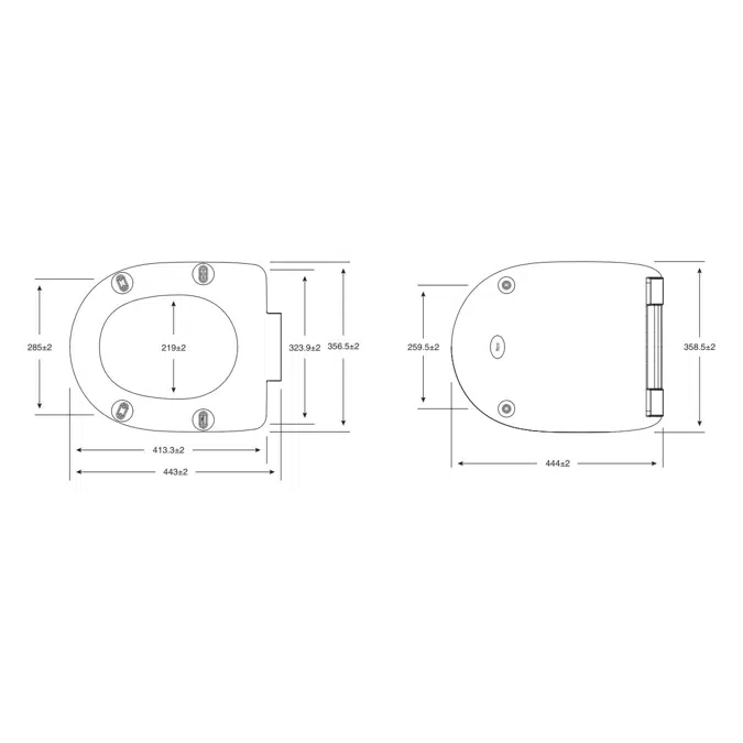 BIM objects - Free download! Roca Debba Rimless Close Coupled Back To ...