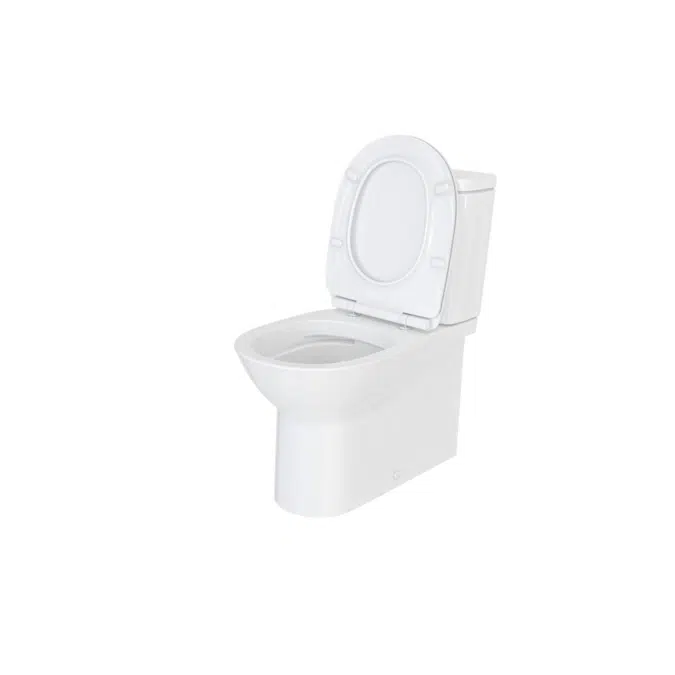 BIM objects - Free download! Roca Debba Rimless Close Coupled Back To ...