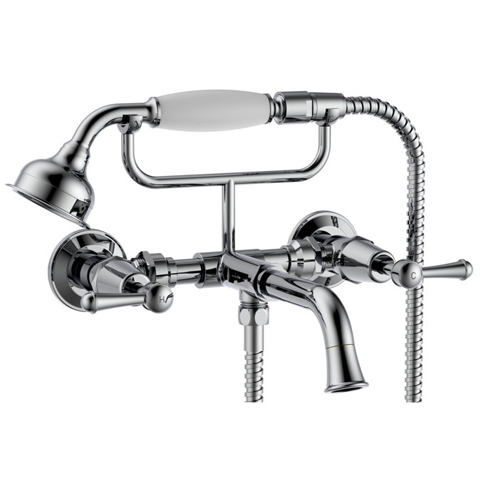 BIM objects - Free download! Posh Canterbury Wall Telephone Bath Set ...