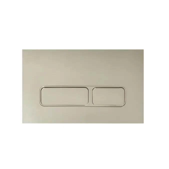 BIM objects - Free download! Hideaway+ Rectangle Button/ Plate Inwall ABS Brushed Nickel | BIMobject
