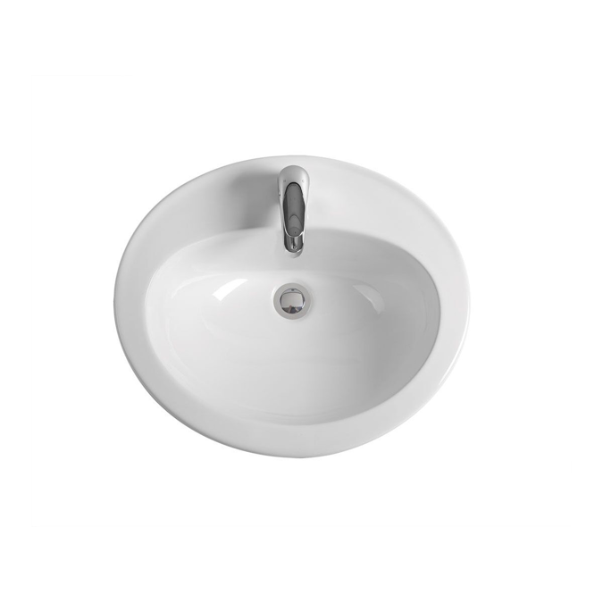 BIM objects - Free download! Base Vanity Basin with Overflow 1 Taphole ...