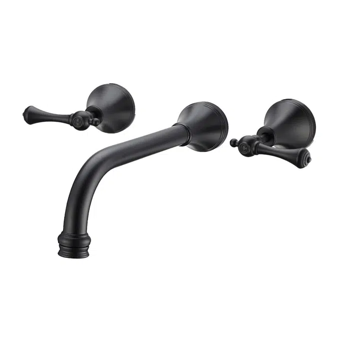 BIM objects - Free download! Kado Era Wall Basin Set 250mm Lever Handle ...
