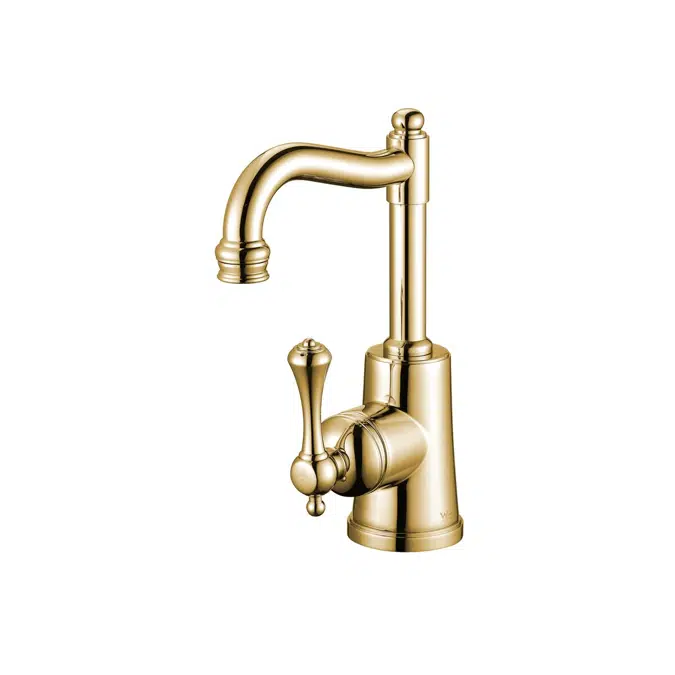 BIM objects - Free download! Kado Era English Basin Mixer Brass Gold (5 ...