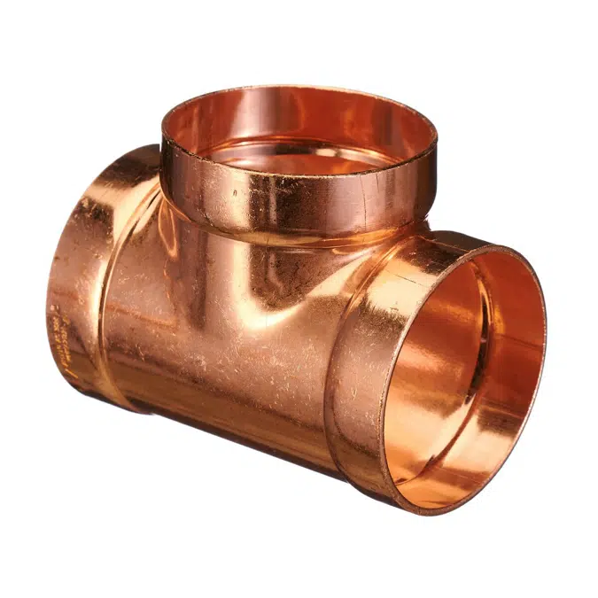 BIM objects - Free download! Ardent Copper Tee High Pressure 65mm ...