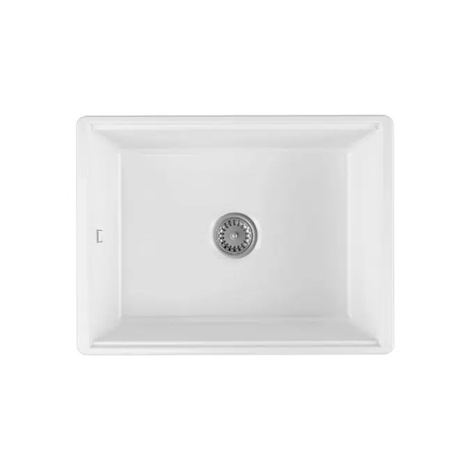 BIM objects - Free download! Memo Harper Single Bowl Butler Sink 610mm ...