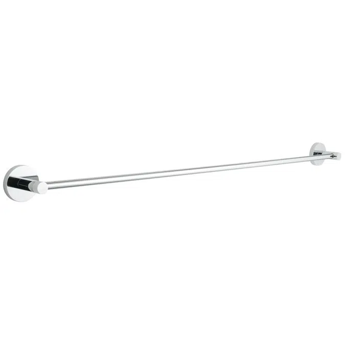 BIM objects - Free download! GROHE Essentials Accessories Single Towel Rail 800mm Chrome | BIMobject