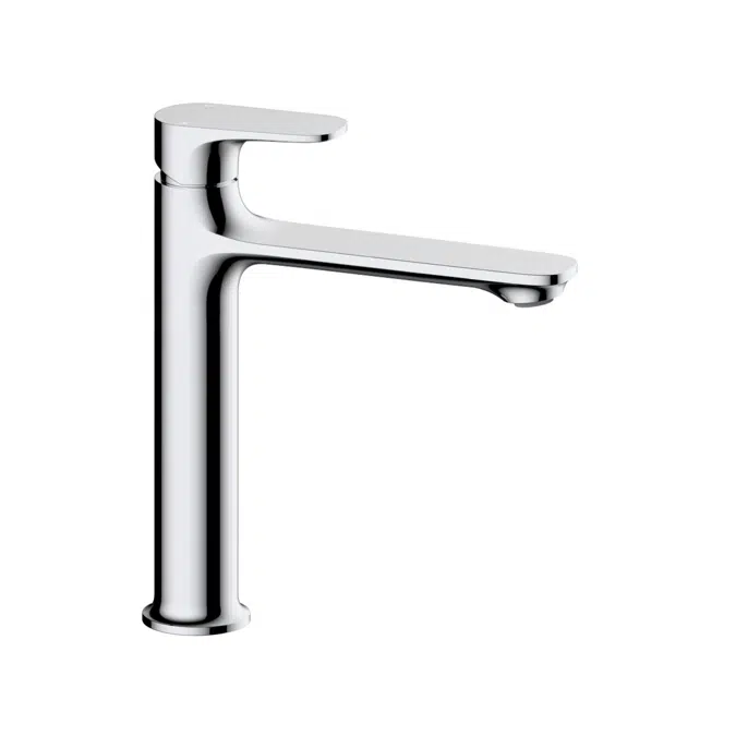 BIM objects - Free download! Mizu Silk Medium Height Basin Mixer Chrome ...