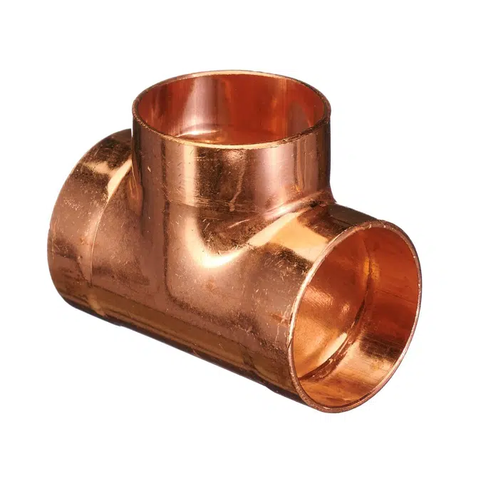 BIM objects - Free download! Ardent Copper Tee High Pressure 40mm ...