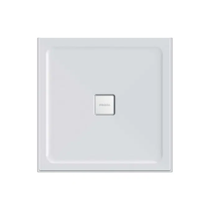 BIM objects - Free download! Posh Bristol Luna Shower Base 1000mm x ...