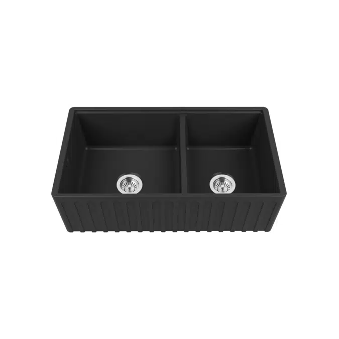 BIM objects - Free download! Memo Harper 1 3/4 Butler Sink Fireclay ...