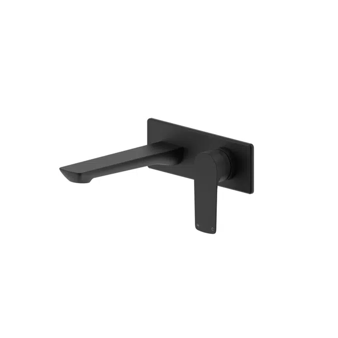 BIM objects - Free download! Milli Trace Wall Basin/Bath Mixer Set ...