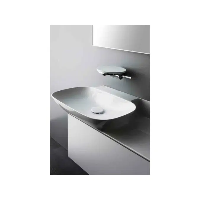 BIM objects - Free download! LAUFEN Ino Wall Basin with Shelf Left Hand ...