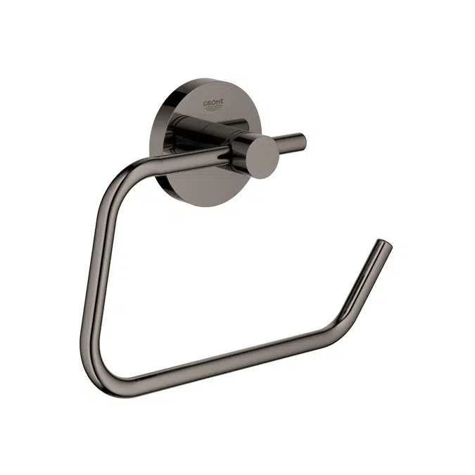 BIM objects - Free download! GROHE Essentials Accessories Toilet Roll Holder Hard Graphite ...