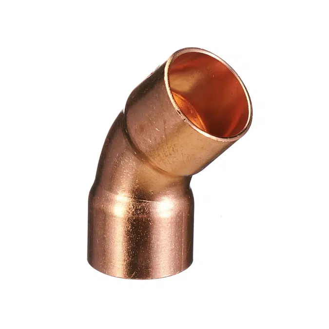 BIM objects - Free download! Ardent Copper Bend High Pressure 20mm x 45 ...