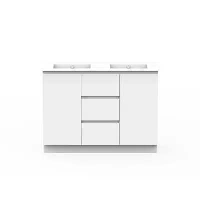 BIM objects - Free download! double vanity | BIMobject