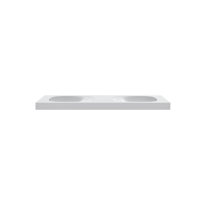 BIM objects - Free download! Kado Lussi 1500mm Double Wall Basin Side ...