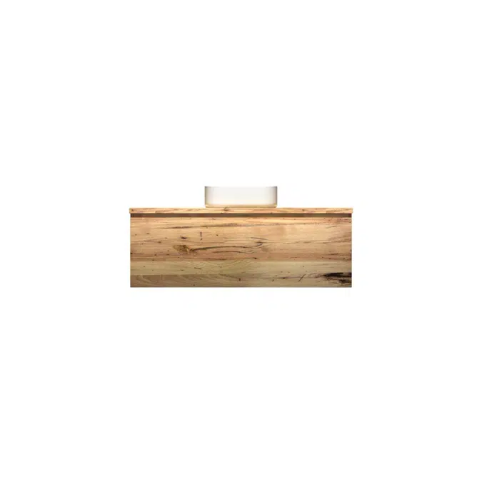 BIM objects - Free download! Kado Arc Timber All Drawer 1200 Vanity ...