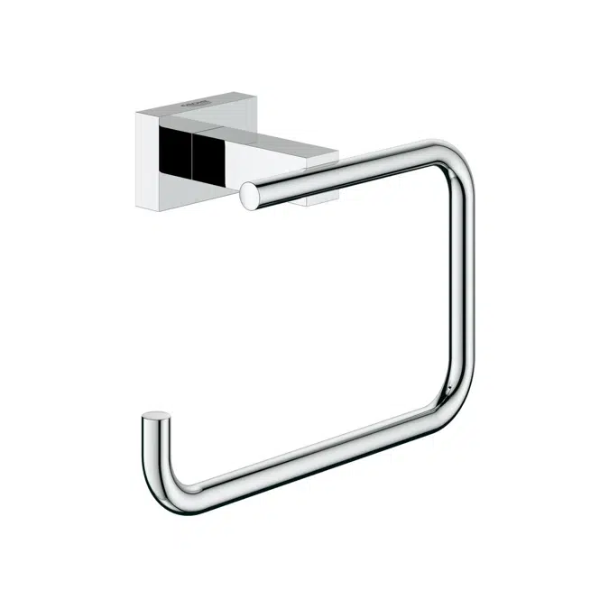 BIM objects - Free download! GROHE Essentials Cube Accessories Toilet Roll Holder Chrome | BIMobject