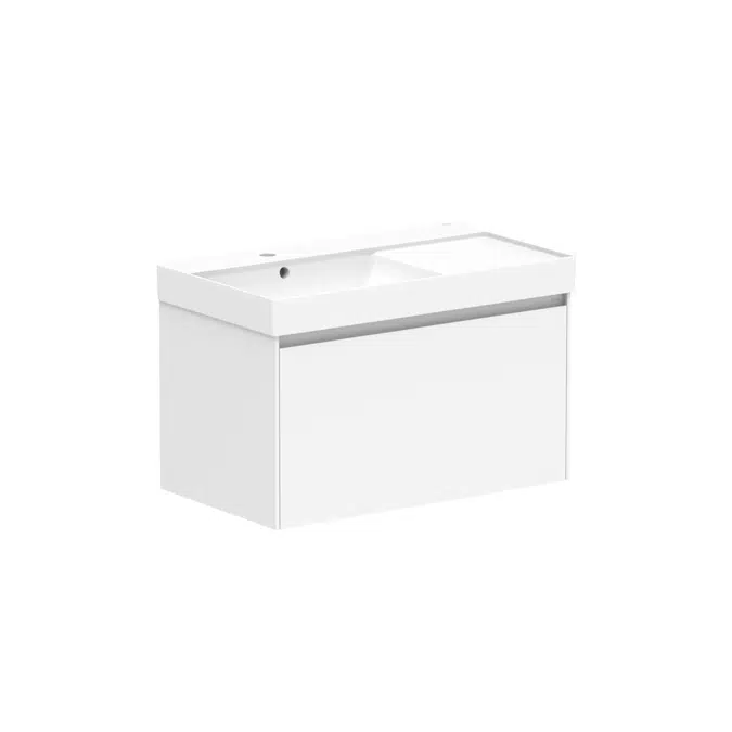 BIM objects - Free download! Roca Ona Vanity All Drawer Single Left ...