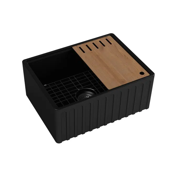 BIM objects - Free download! Memo Harper Single Bowl Butler Sink 610mm ...