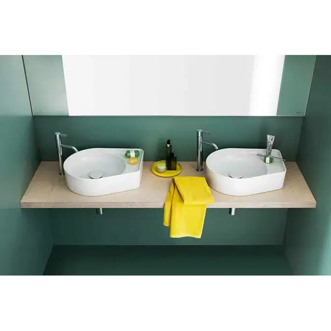 Objetos BIM - ¡Descarga gratis! LAUFEN Val Round Counter Basin with ...