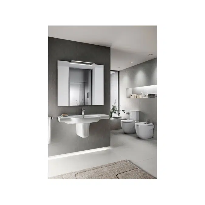 BIM objects - Free download! Roca Meridian Rimless Close Coupled Back ...