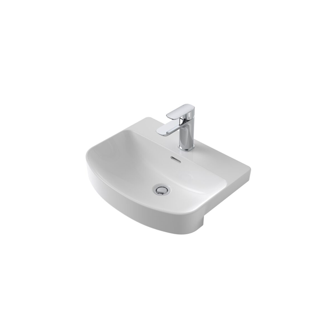 BIM objects - Free download! Caroma Forma Semi Recess Basin 1 Taphole ...