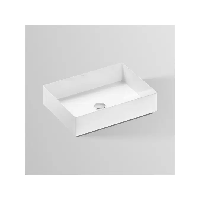 BIM objects - Free download! Alape Metaphor Counter Basin 500mm White ...