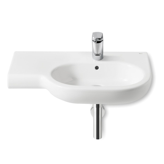 BIM objects - Free download! Roca Meridian Wall Basin Right Hand Bowl ...