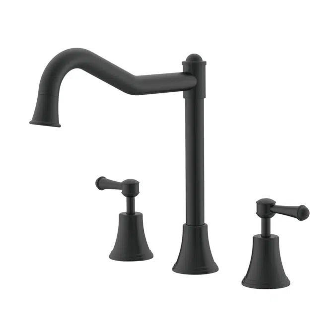 BIM objects - Free download! Posh Canterbury Hob English Spa Set Lever ...