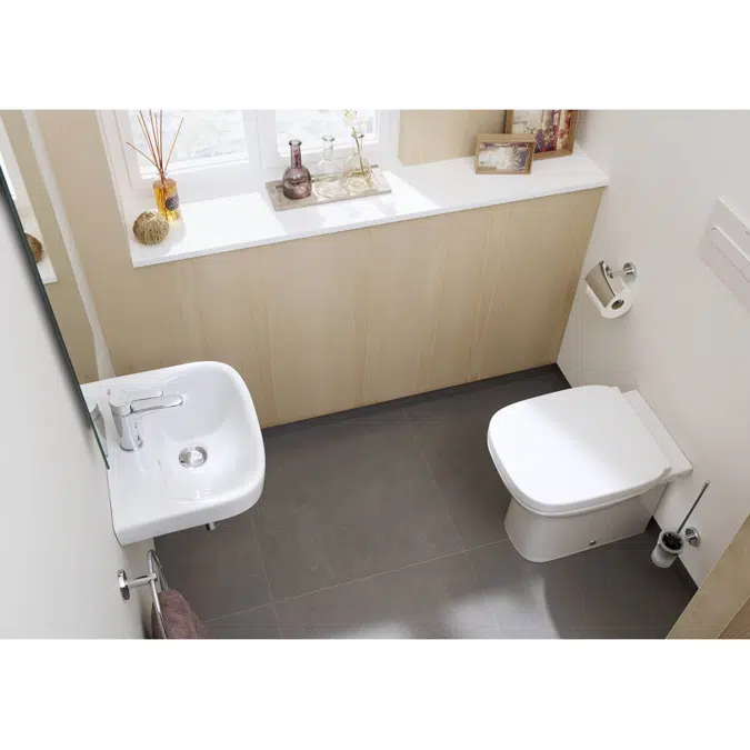 BIM objects - Free download! Roca Debba Back To Wall Pan With Soft ...