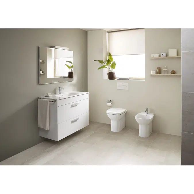 BIM objects - Free download! Roca Debba Back To Wall Pan With Soft ...