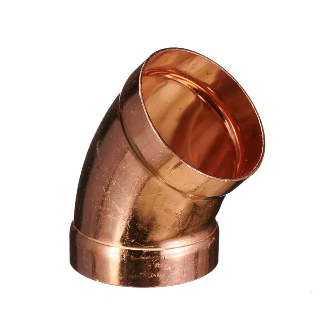 BIM objects - Free download! Ardent Copper Bend High Pressure 80mm x 45 ...
