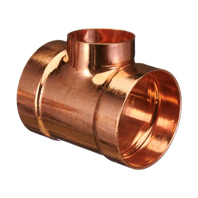 BIM objects - Free download! Ardent Copper Reducing Tee High Pressure ...