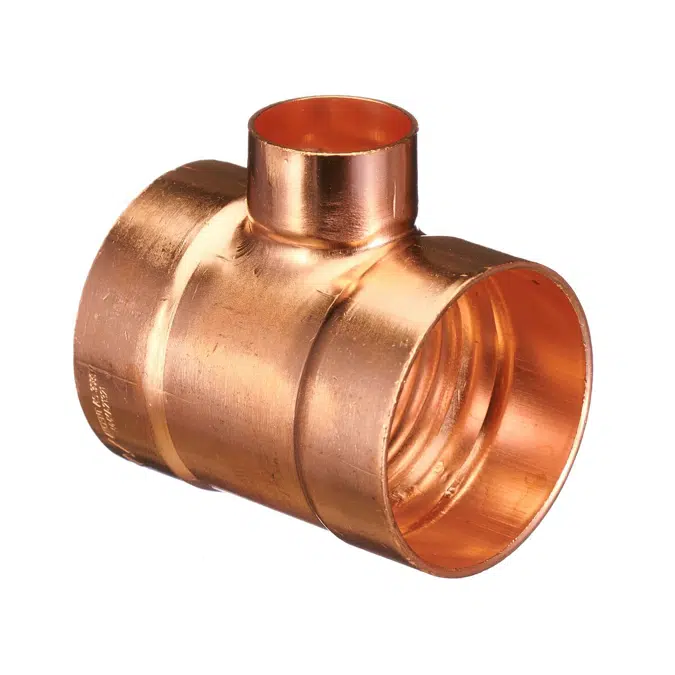 BIM objects - Free download! Ardent Copper Reducing Tee High Pressure ...
