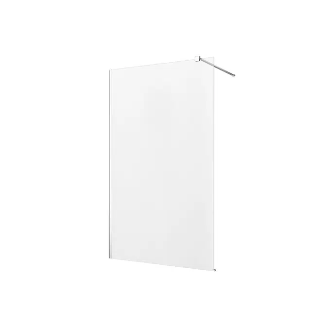 BIM objects - Free download! Kado Lux Fixed Shower Screen Panel and ...